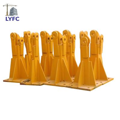 China tower crane fixing angle potain , yongmao , liebherr, SCM, SYM tower crane spare parts for sale