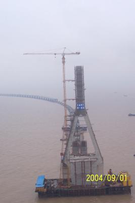 China TOPKIT TOWER CRANE MC320K16 16T JIB LENGTH 71.7M for sale