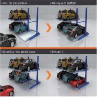China TP227 Dynamic Locking 2 Post Lift With Multi Level Parking Support for sale