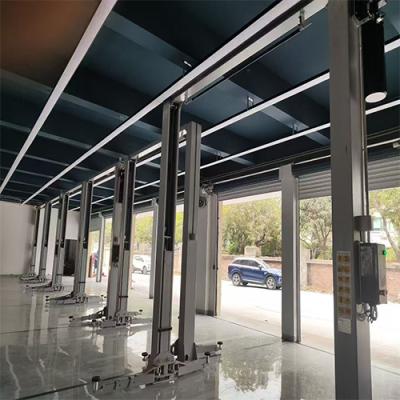 China 4500kg Two Post Car Lift Heavy Duty Vehicle Hoist for Garage Workshop Auto Service for sale