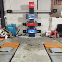 China Garage Intelligent 3D Four Wheel Aligner Car Wheel Alignment Machine for sale