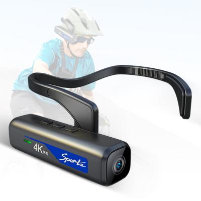China Headset 4K Camera Sport Action Camera Mini Wearable Camera Support Wifi Build-in 2200MAh Battery Video Recording for sale