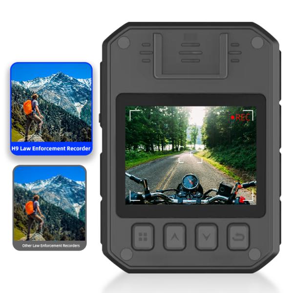 Quality 15 Consecutive 1080P HD Video Recording Body Worn Security Camera IPS Screen for sale