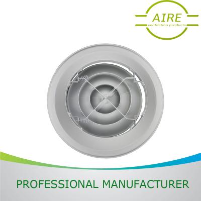 China Round ceiling aluminum alloy 6063 customized sizes OEM air diffuser powder coating white for sale
