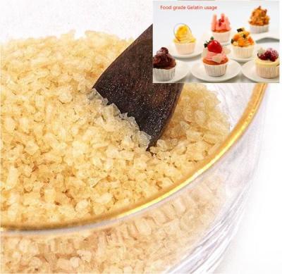 Cina Umidità≤14% Polvere di gelatina bovina / Polvere di gelatina bovina ad alta viscosità in vendita