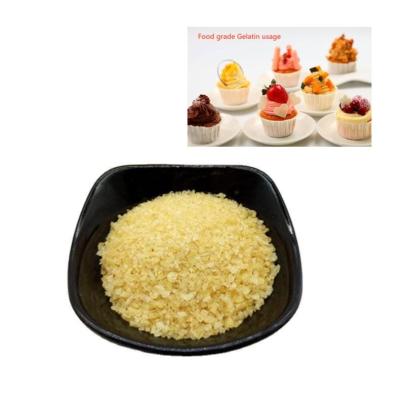 Cina Iso Standard Halal gelatina in polvere 1200mpa.S viscosità 8-60 dimensione della maglia in vendita