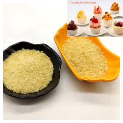 Cina 8-60 Maglia Dimensione delle particelle Polvere di gelatina Halal Tessitura uniforme in vendita