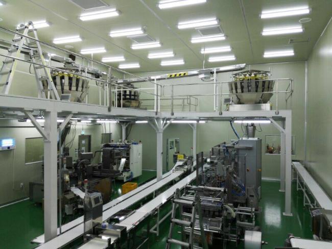 14 Heads Multihead Weigher in industrial production line