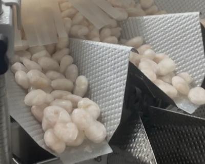 China SS 304 Weigher Packing Machine Icy Shrimp Workshop Packing System Target Weight 200g~1500g for sale
