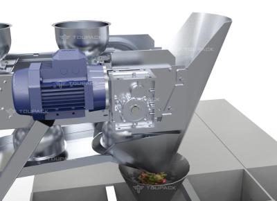 China Mixed Packaging System Dried Fruit Vffs Packaging Machine Snack Food Multihead Weigher for sale