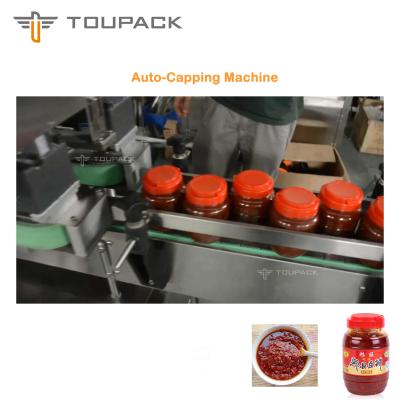 China PLC Saus Verpakkende Machine Dik Breed Bean Sauce Filling 4 Hoofd Vloeibaar Vullend Systeem Te koop