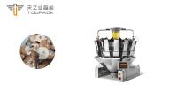 China Multi Function Mushroom Vegetable Fruit Combination Scale Weighing Packing Machine 100g for sale