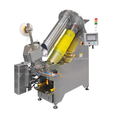 China Automatic Walnut Net Bag Clipping Packing Machine Garlic Mesh Bag Packing Machinery for sale