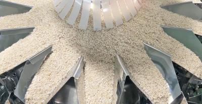 中国 14 バケツ オートマティック マルチヘッド 秤 1kg 2kg 5L 穀物 食品 穀物 米袋 梱包機 販売のため