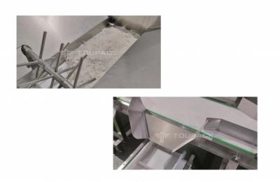 China Automatic Conveying System For Rice Noodles Food Grade Belt Inclined Conveyor for sale