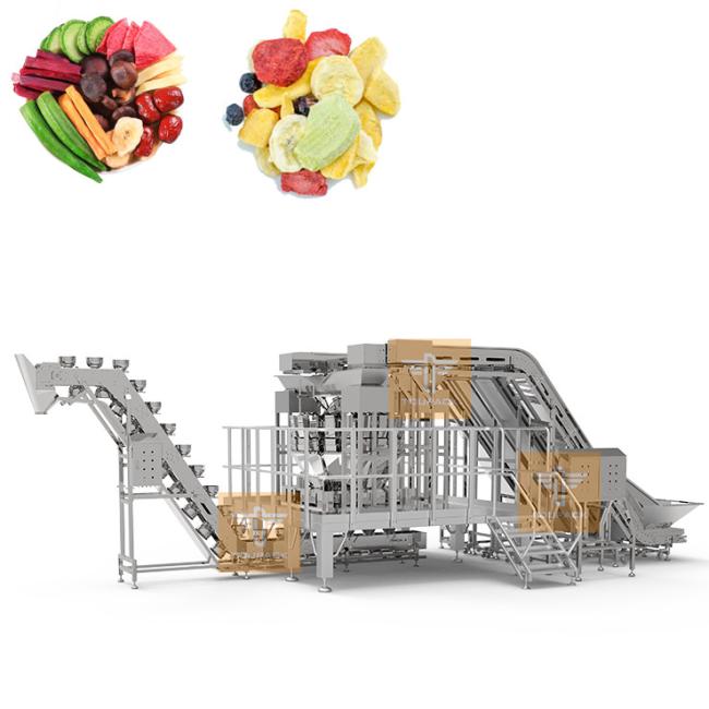 Frozen fruits mixing and weighing system overview