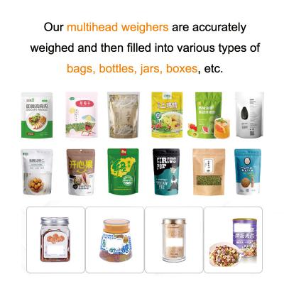 Chine Automatique Grains de grains de café Granule Stand Up Pouch Sac préfabriqué Doypack remplissage multi-tête machine de pesage d'emballage à vendre