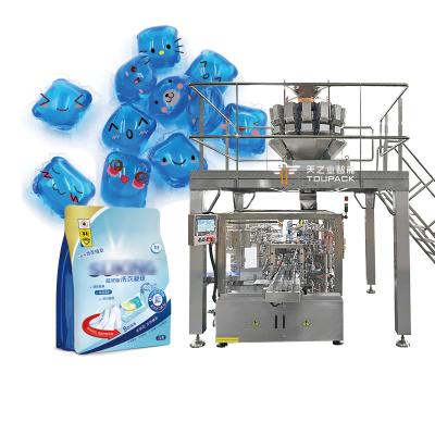 Cina Lavatrice automatica ad alta velocità Detergente compresse Pods sacchetto imballaggio macchina Lavatrice polvere gel Pods sacchetto imballaggio macchina in vendita