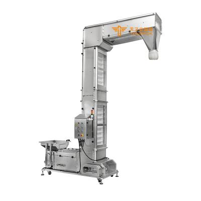 China Elevador de elevação vertical de alta capacidade para alimentos, transportadores de baldes de tipo Z para açúcar/granos for sale