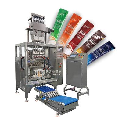 China Automatic Snus Powder Stick Bag Packaging Machine Multi Lane for sale