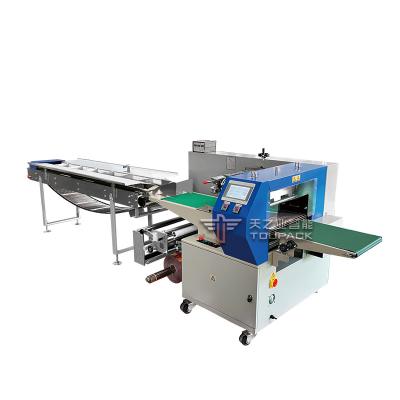China Multifunctional Automatic Horizontal Candy Food Bread Chocolate Plastic Bag Flow Pillow Flowpack Packing Machine for sale