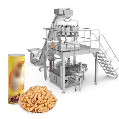 China Automatic Multihead Weigher Packing Machine with 60~100BPM Speed 10g-300g Weighing Range and 10" Color Touch Screen for sale