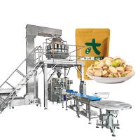 China Automatic Pistachio Popcorn Corn Flakes Roasting Peanuts Packing Machine Cashew Nuts Multihead Weigher Packaging Machine for sale