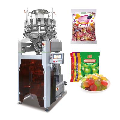 China 10/14 Hoppers Multihead Weigher Packing Machine with 220V50/60Hz and 1 Year Warranty for Food Packaging for sale