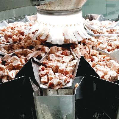 China 220 V Automatic Premade Pouch Packaging Machine with 1 Year Warranty and 5-50 Bag/min Speed for Frozen Shrimp for sale