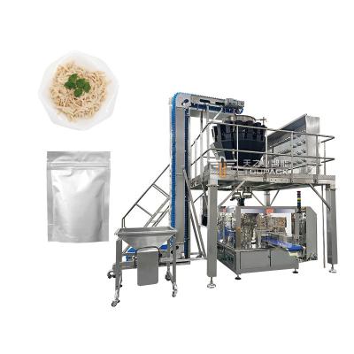 China Automatic Multihead Weigher Packing Machine with 5-50 Bag/min Speed for Zipper Bag Packaging and Remote Monitoring for sale