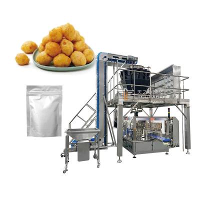 China Automatic Multihead Weigher Packing Machine with 5-50 Bag/min Speed for Zipper Bag Packaging and Remote Monitoring for sale