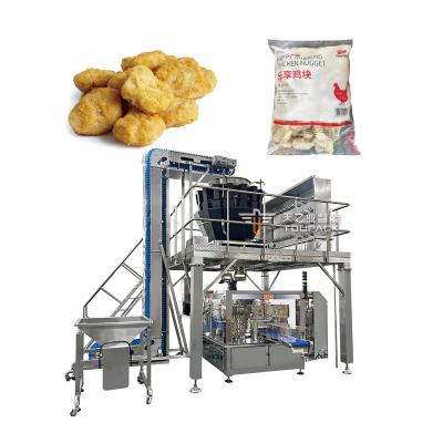 China Automatic Multihead Weigher Packing Machine for Food Industry with 5-50 Bag/min Granule Filling for sale