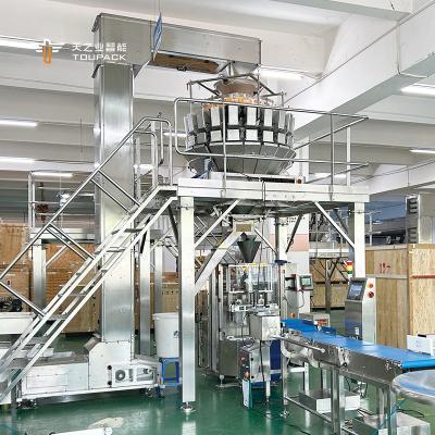 China High Quality Weighing Vertical Filling Packaging Dried Dates Dried Banana Apple Slices Dried Mango Dried Fruits Packing Machine for sale