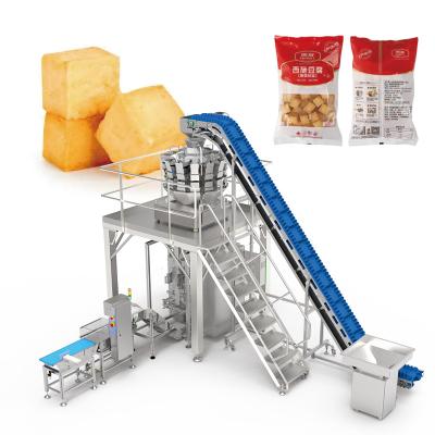 China 1kg 2kg Frozen Dumplings And Meat Balls Bagging Machine Frozen chicken drumsticks and wings Multi Head Packing Machine for sale