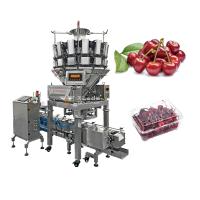 China Automatic Plastic Box Weighing Filling Machine For Fruit And Vegetable for sale