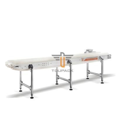 China Low Noise D12 Steel Rod POM Bucket Conveyor System Horizontal for sale