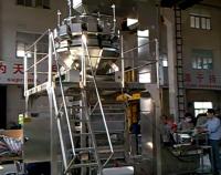 China 60WPM 5.0L Vegetable Salad Packaging Machine , Conveyor Packing Machine MultiHead for sale