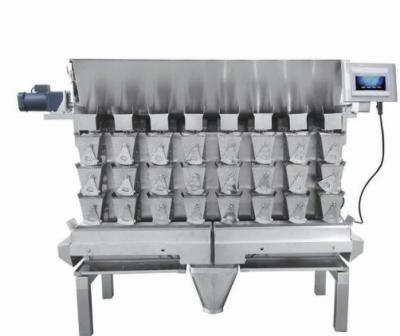 China 8 Head Combination Weigher For Fresh Cooked Meat Product 30 Bags / Min for sale