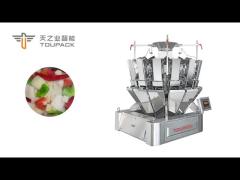60WPM 5.0L 야채 샐러드 포장 기계, 컨베이어 포장기 MultiHead