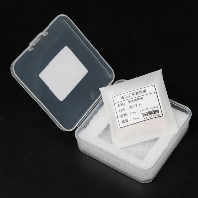 Cina Laser PROTETTIVO della fibra delle lenti ottiche della LENTE H-K9L il Plano del laser 1064nmAR del film 17*1mm della finestra di protezione chiaro in vendita