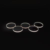 China Double Sided AR Coated 59.7*3mm Quartz Laser Protective Window for sale