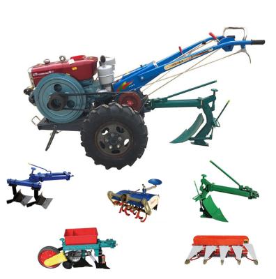 China 8HP-22HP Multi-Purpose Walk-Behind Tractor – 1 Machine for Plowing, Rotary Tilling, Furrowing, Seeding & Transport for sale
