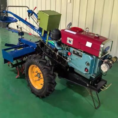 China Gearbox With Multiple Speeds Walking Tractor Equipped With Dry Single Plate Clutch Air Cooled Cooling System For Farming for sale