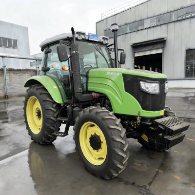 China 100HP 4WD Four Wheel Farm Tractor with Air-conditioned Cabin for Crop Farms with AC Cabin for Comfort and Field Transport Model 2 Model 3 for sale