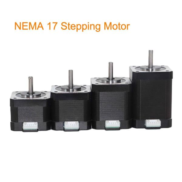 Quality NEMA17 Hybrid Type Stepper Motor Two Phase Stepper Motor Low Vibration for sale