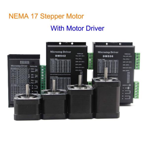 Quality NEMA17 Hybrid Type Stepper Motor Two Phase Stepper Motor Low Vibration for sale