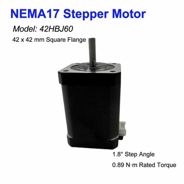 Quality High Torque Nema 17 Stepper Motor With 0.89N·M Torque Output for sale
