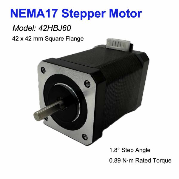 Quality High Torque Nema 17 Stepper Motor With 0.89N·M Torque Output for sale