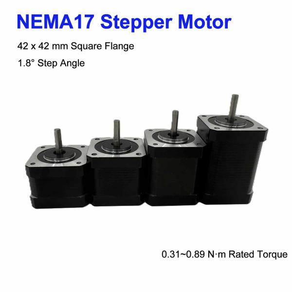 Quality High Torque Nema 17 Stepper Motor With 0.89N·M Torque Output for sale