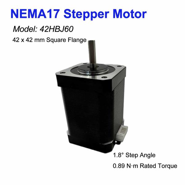 Quality High Torque Nema 17 Stepper Motor With 0.89N·M Torque Output for sale
